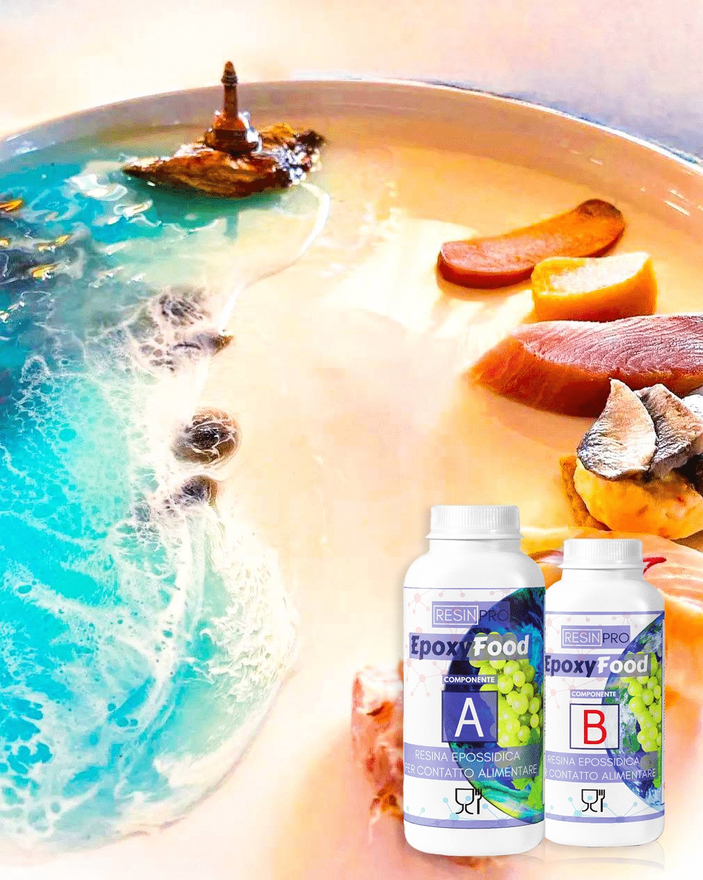 "Epoxyfood" - Certified Food Contact Transparent Epoxy Resin for ...