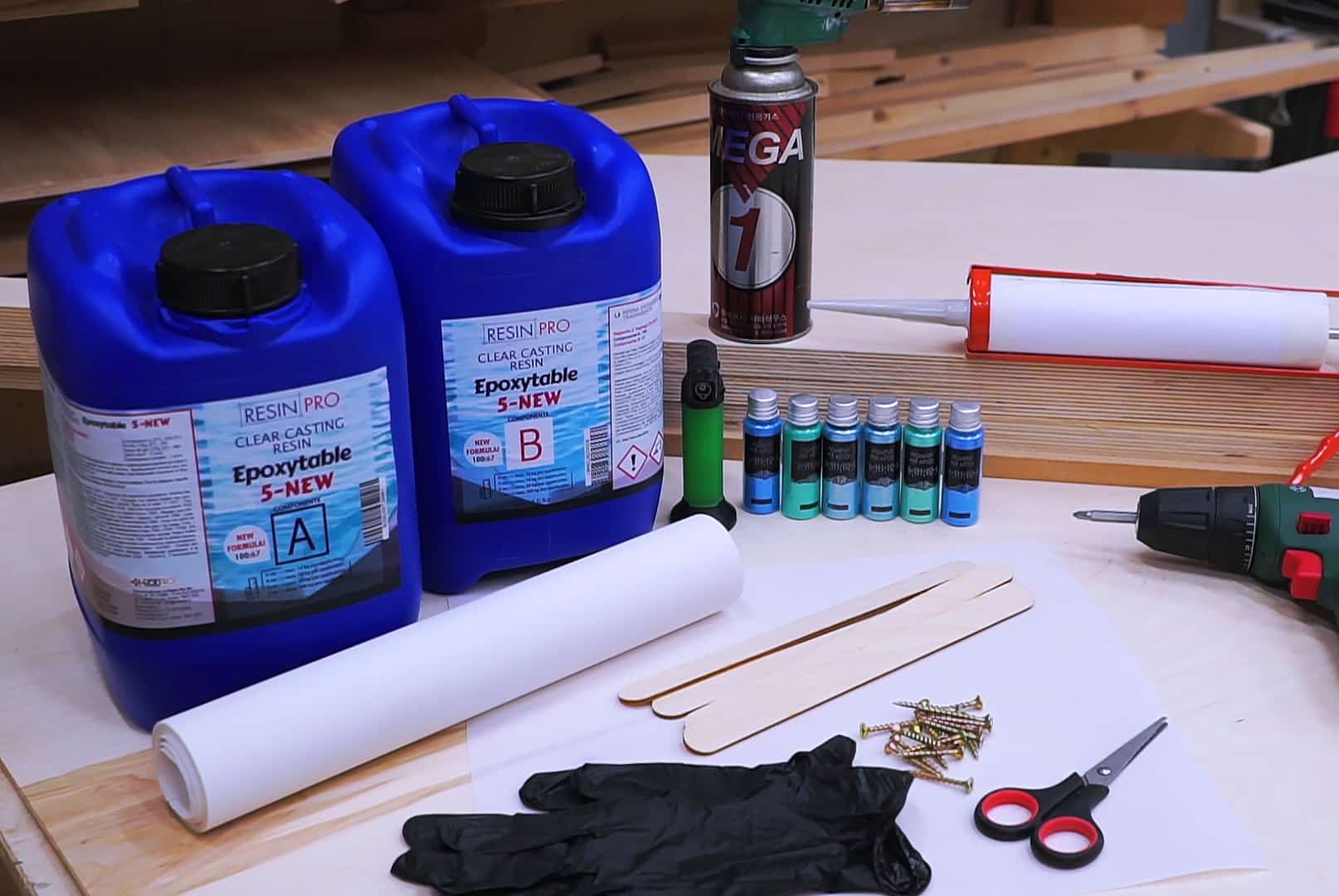 "Epoxytable 5-Five" - Deep Pour Epoxy Resin for Tables and Large ...