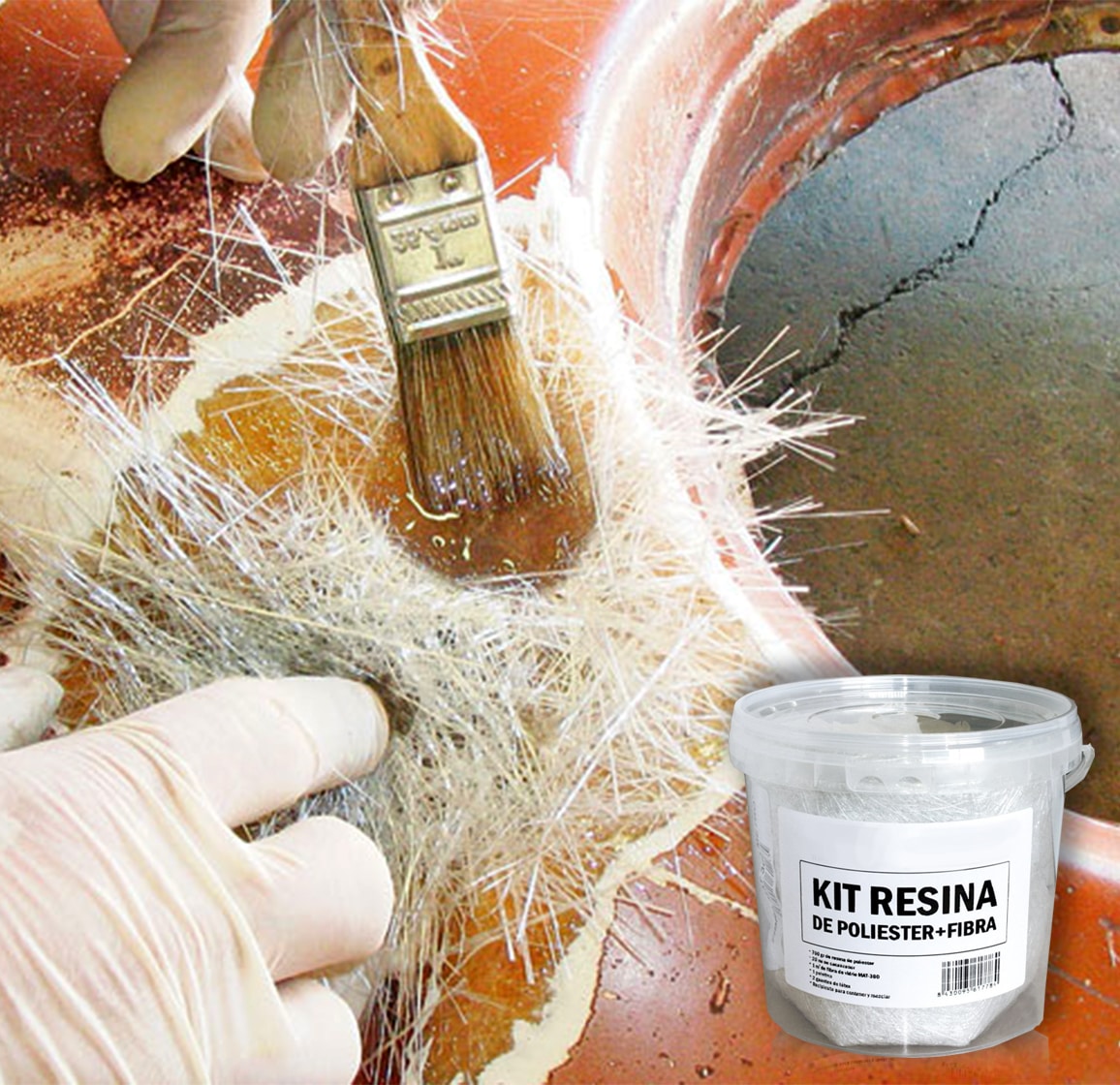 Fibreglass & Polyester Resin Repair Kit – Complete Set for Fast ...