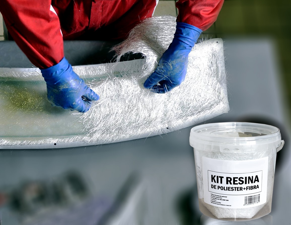 Fibreglass & Polyester Resin Repair Kit – Complete Set for Fast ...